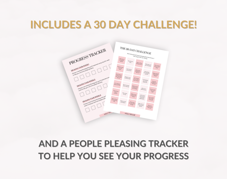 People Pleasing Workbook | Holly Soulié Emotional Health